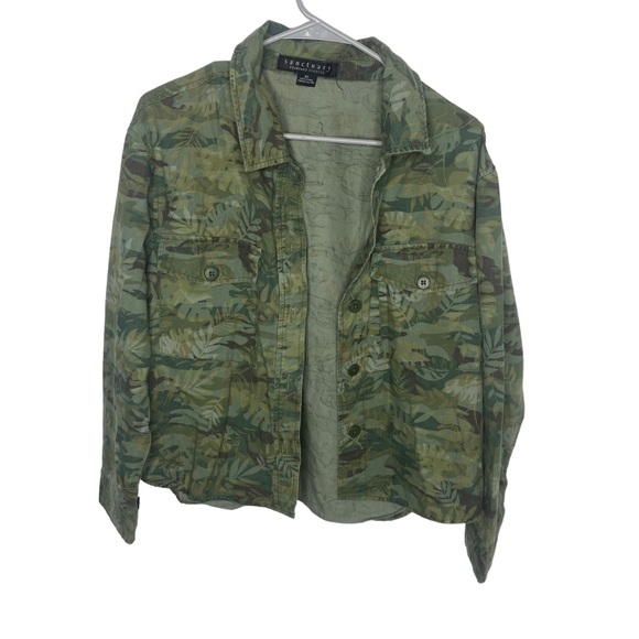Sanctuary | Tops | Sanctuary Utility Shacket Olive Green Boxy Size Xs ...